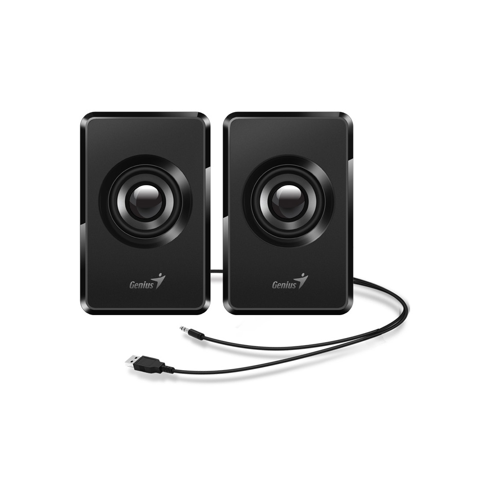 PARLANTE GENIUS SP U125 NEGRO 3W USB E AUDIO 3 5MM CONECTOR AURICULA