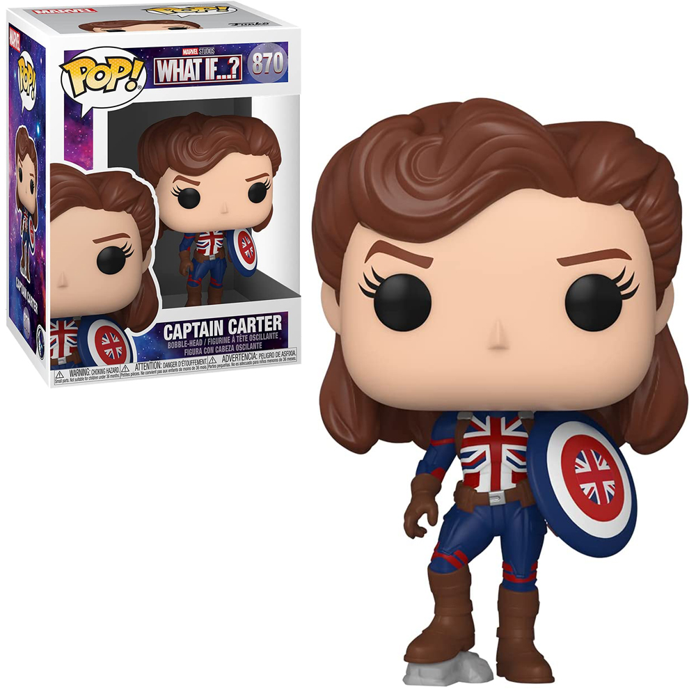 FUNKO POP CAPTAIN CARTER #870 MARVEL WHAT IF